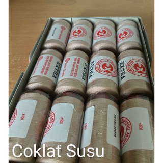 Jual Benang Extra warna Coklat | Shopee Indonesia