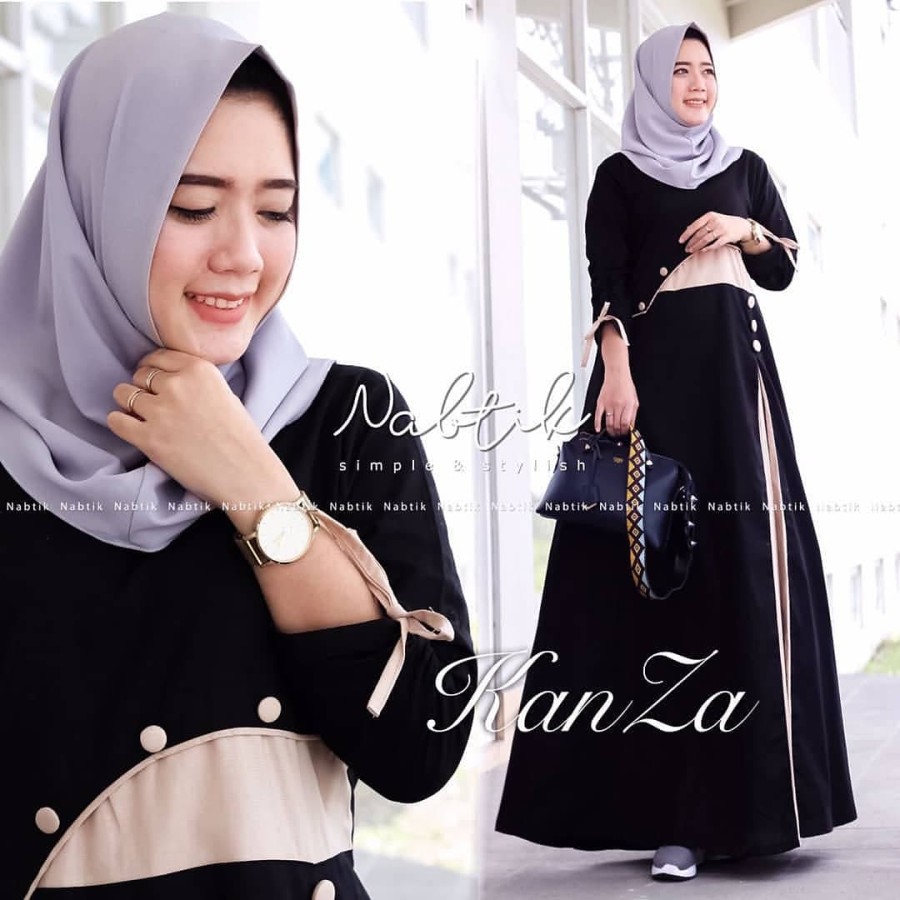 Jual baju Gamis Dress Terbaru Wanita Syari Syar'i Muslim Murah Kekinian ...
