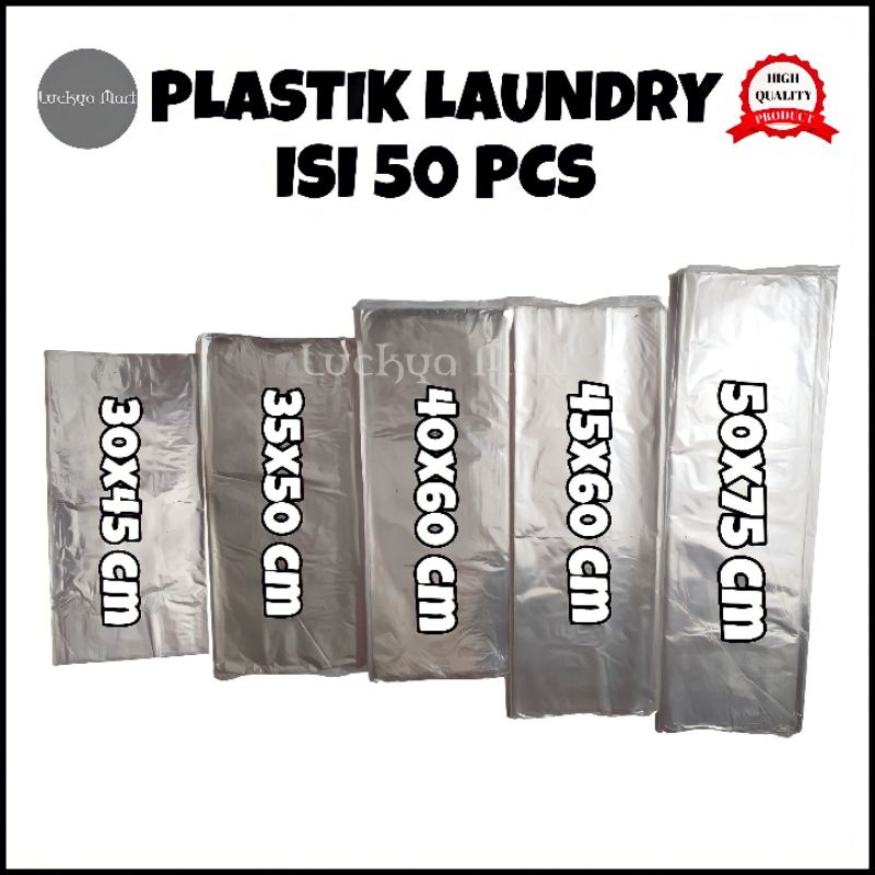 Jual Plastik laundry / Plastik PP laundry bening / Plastik Laundry ...