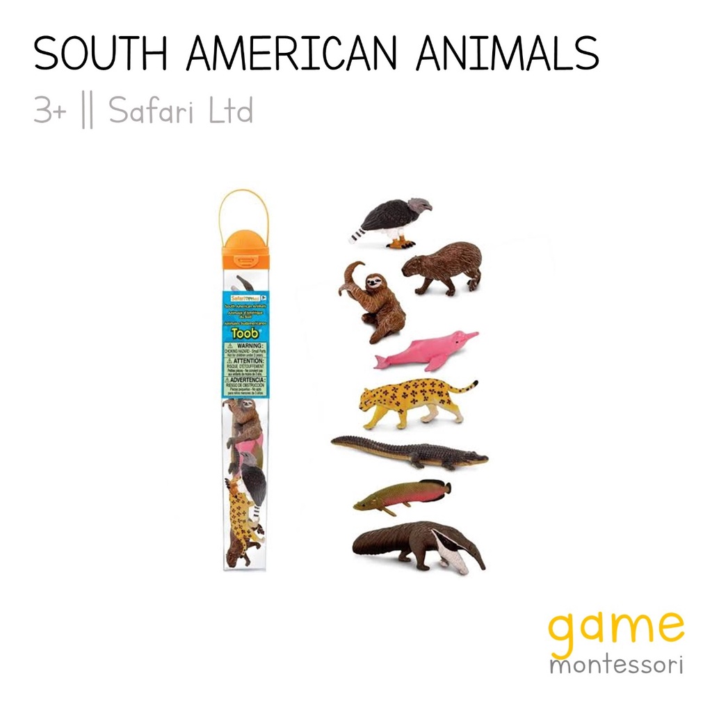 Jual Safari Ltd Toobs South American Animals | Shopee Indonesia