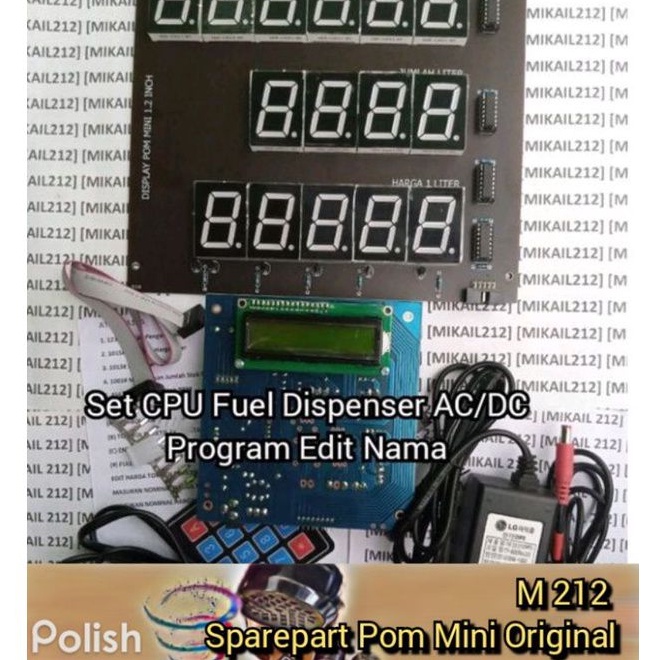 Jual Modul Set Lengkap Cpu Fuel Dispenser AC/DC Pertamini Pom Mini ...