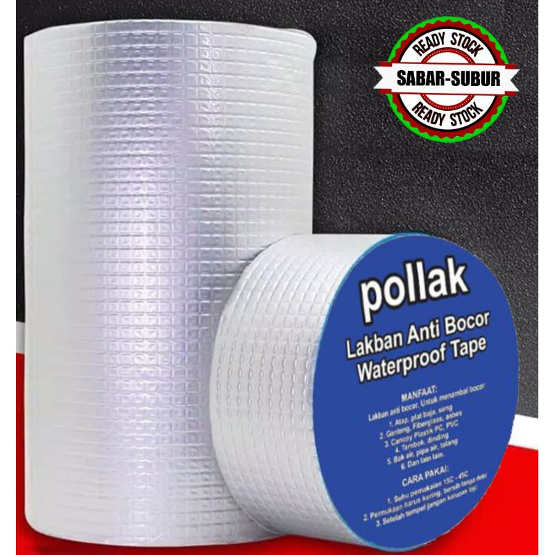 Jual Lakban Tahan Air Anti Bocor - Tape Perekat Anti Bocor - Tahan Panas Tambal Atap 100MM ...