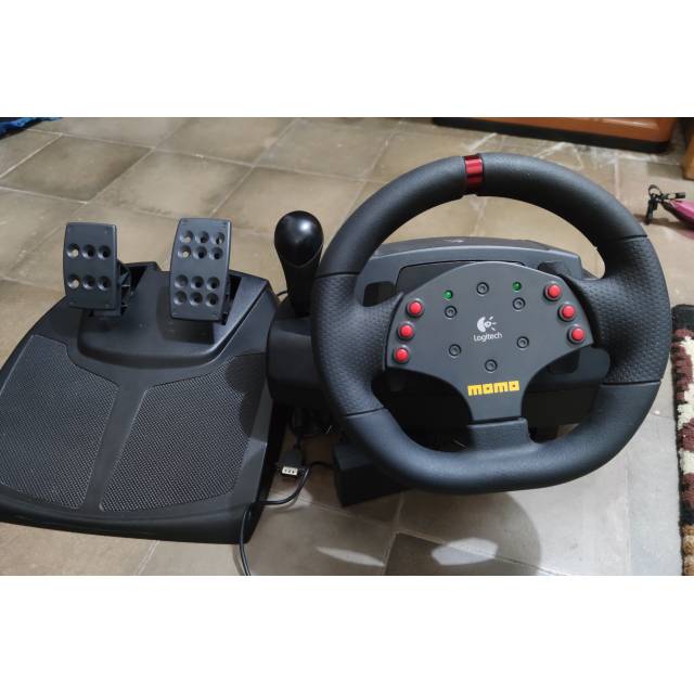 Jual Steering wheel Logitech Momo Racing Wheel | Shopee Indonesia