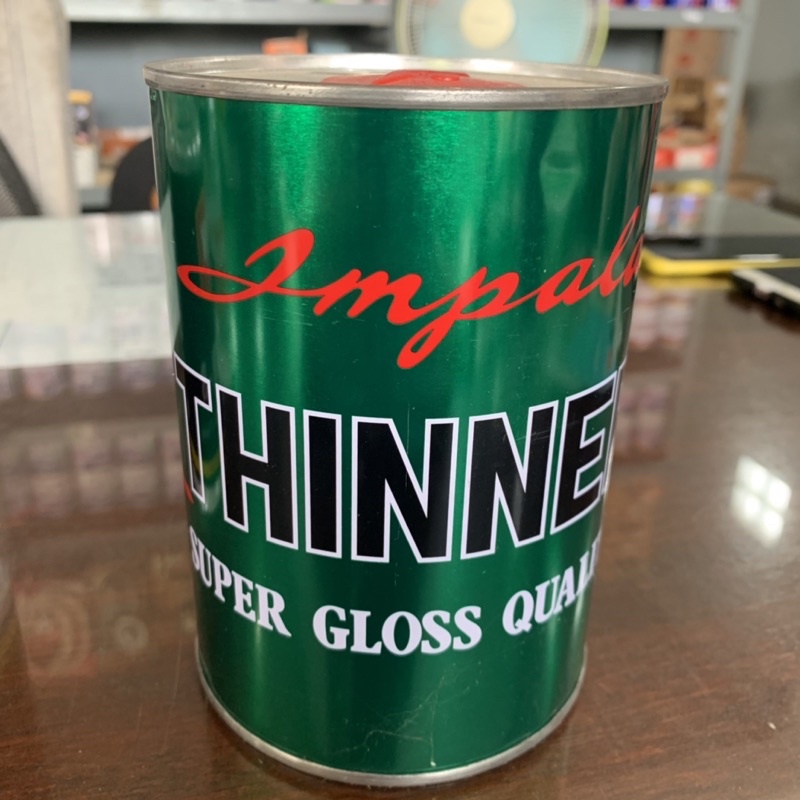 Jual THINNER IMPALA KALENG HIJAU 1 LITER / PENGENCER CAT SINTETIS ...