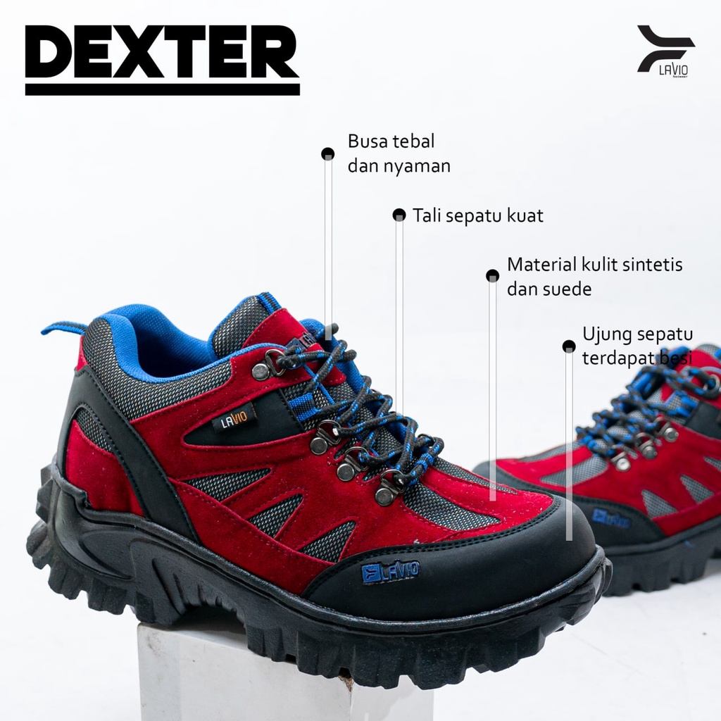 Jual Sepatu Safety Pria Original Lavio Dexter Ujung Besi Untuk Kerja ...