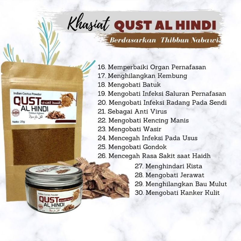 Jual Qusthul Hindi Qust Al Hindi Qish Hindi Qisthul Hindi Kayu India ...