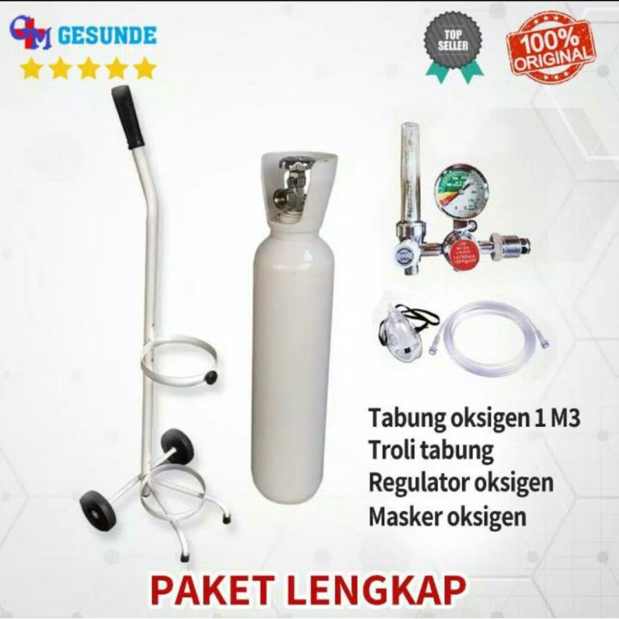 Jual Paket Lengkap Tabung Oksigen 1 M3 SIAP PAKAI - Tabung Oksigen ... Jual Paket Lengkap Tabung Oksigen 1 M3 SIAP PAKAI - Tabung Oksigen ...