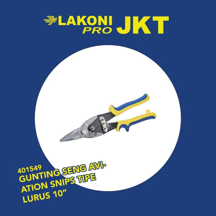 Jual 401549 LAKONI PRO GUNTING SENG AVIATION SNIPS TIPE LURUS 10 ...