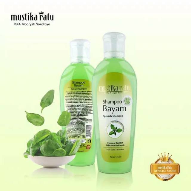 Jual mustika ratu sampo shampoo bayam 175 ml | Shopee Indonesia