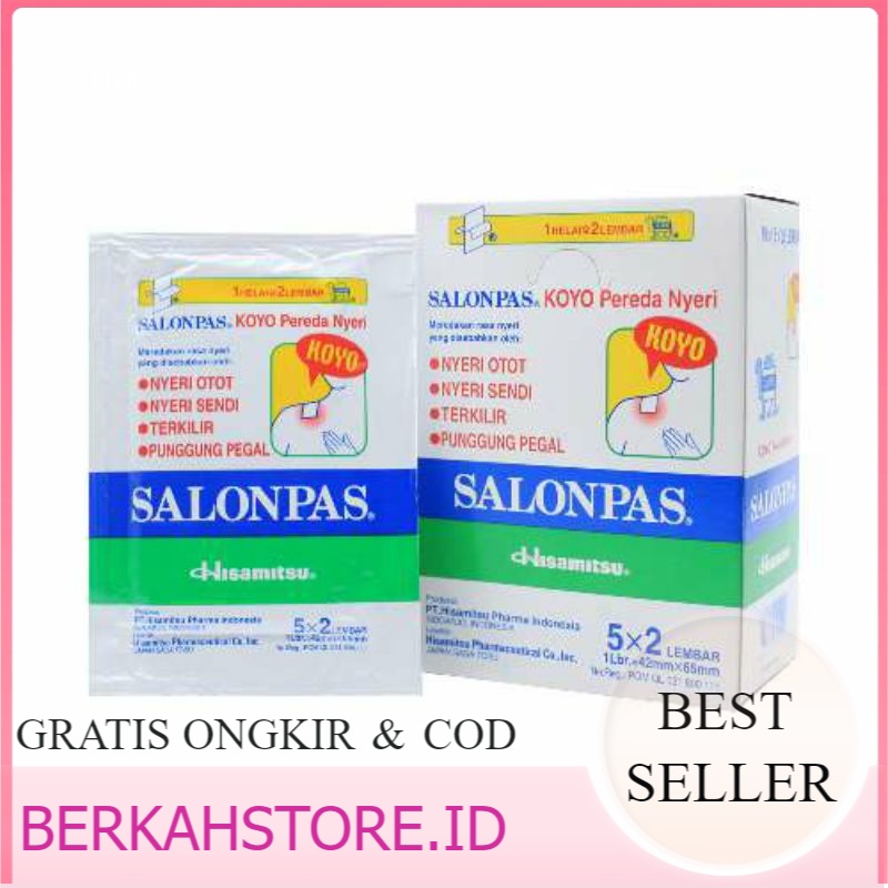 Jual SALONPAS KOYO PEREDA NUERI OTOT (ISI 12 LEMBAR) ORIGINAL | Shopee ...