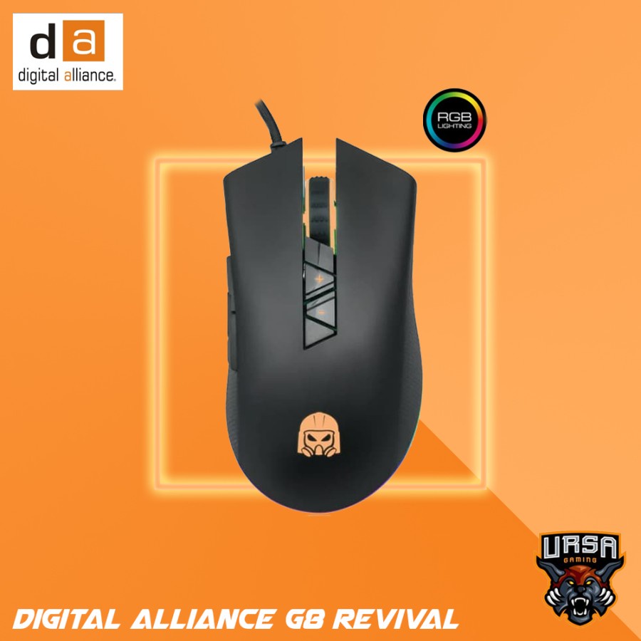 Jual Mouse DA Digital Alliance G8 G-8 Revival Ergonomic RGB - Gaming ...