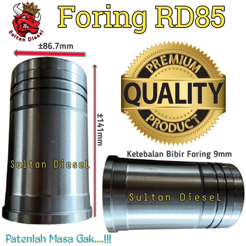 Jual RD85 Cylinder liner boring foring mesin diesel kubota 1T 2T 86mm | Shopee Indonesia