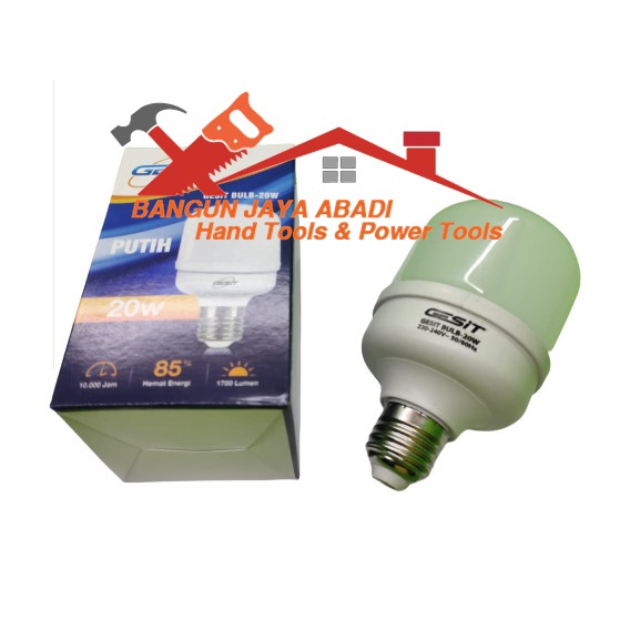 Jual Lampu Led Kapsul Bohlam Led Tabung Bolam Bulb Bulp Putih 20 Watt 20W BJA | Shopee Indonesia