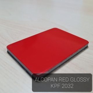 Jual ACP Almunium Composite Panel ALCOPAN 4mm PVDF: Red Glossy | Shopee ...