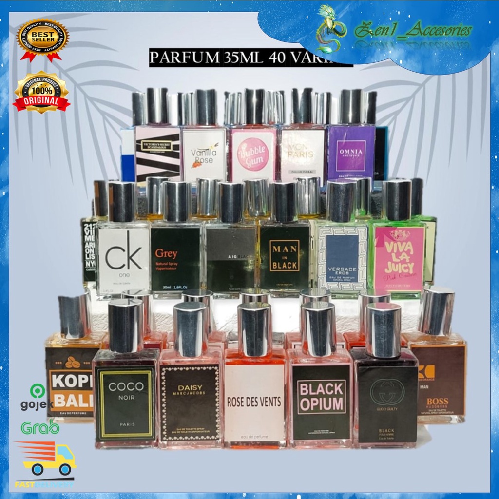Jual {ZEN1}PARFUM 35ML KOTAK 40 VARIAN / PARFUM THAILAND / INSPIRED ...