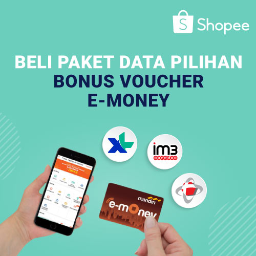 Paket Data Bonus Voucher E-money | 13-17 Jul