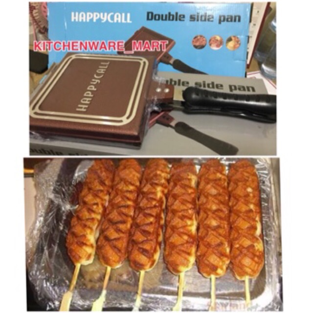 Jual Cetakan Waffle sate - wafle satay merk Happy_call [ASLI] - teflon ...