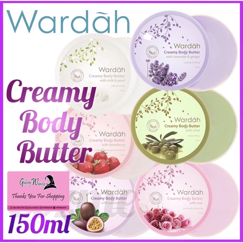 Jual WARDAH Body Soft Scrub / WARDAH Creamy Body Butter 150ml | Shopee ...