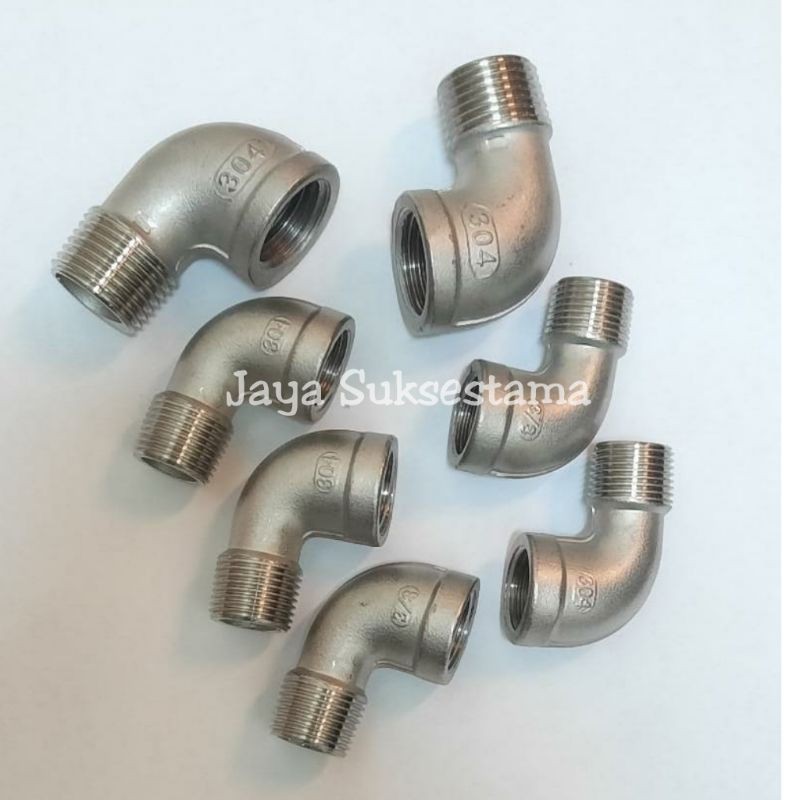 Jual Street Elbow Stainless 2 inch SS 304 / Elbow Drat Luar 2 inch ...