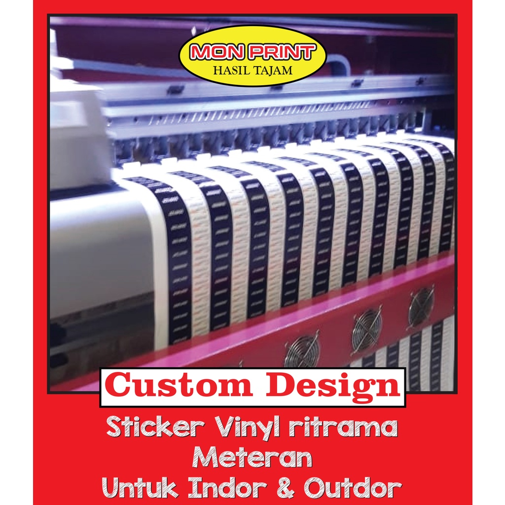 Jual Stiker vinyl Ritrama meteran indoor dan outdoor | Shopee Indonesia