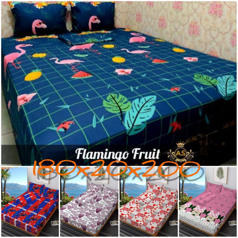 Jual sprei seprai homemade nomor 1 180 x 200 bahan dan kemasan premium ...