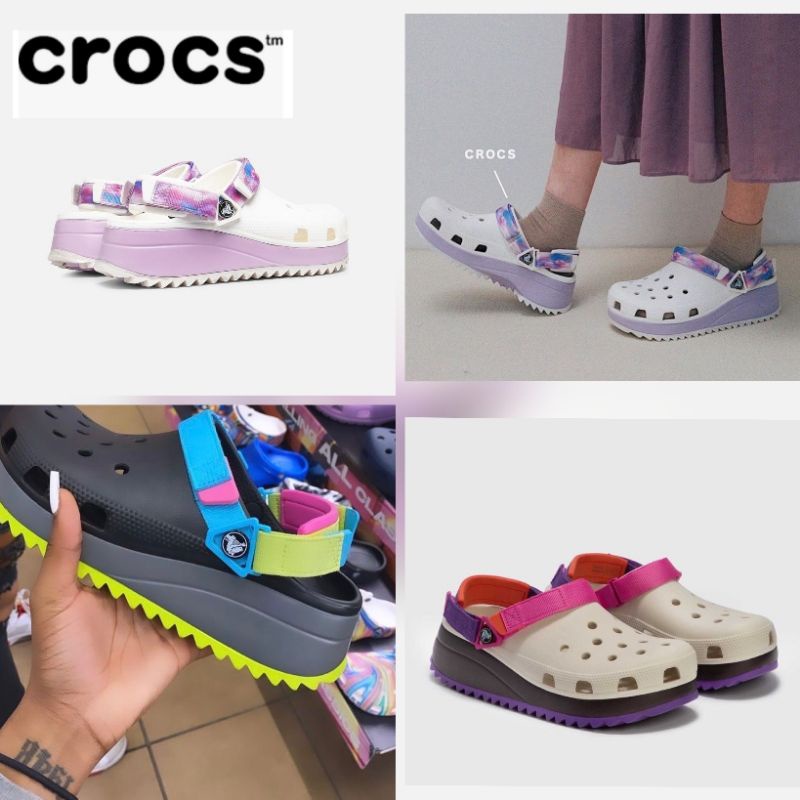 Jual sandal Wanita crocs Hiker Clog / Crocs Classic hiker clog | Shopee ...