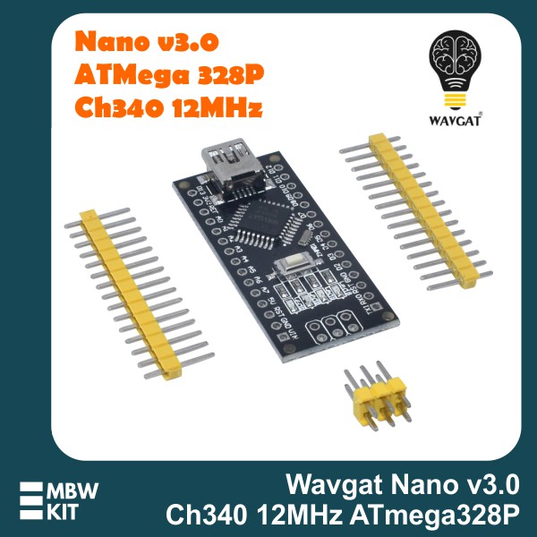 Jual Arduino NANO V3.0 ATmega328P 12MHz CH340 Wavgat Version | Shopee ...