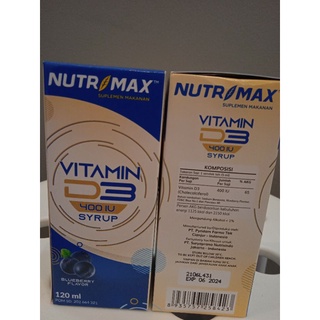 Jual nutrimax vitamin d3 400iu sirup | Shopee Indonesia