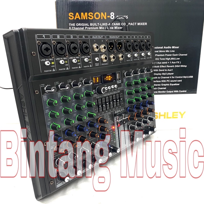 Jual Mixer Ashley Samson 8 Original ashley samson8 channel ( COD ...