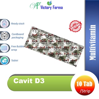 Jual Cavit D3 Strip 10 Tablet / Vitamin D | Shopee Indonesia