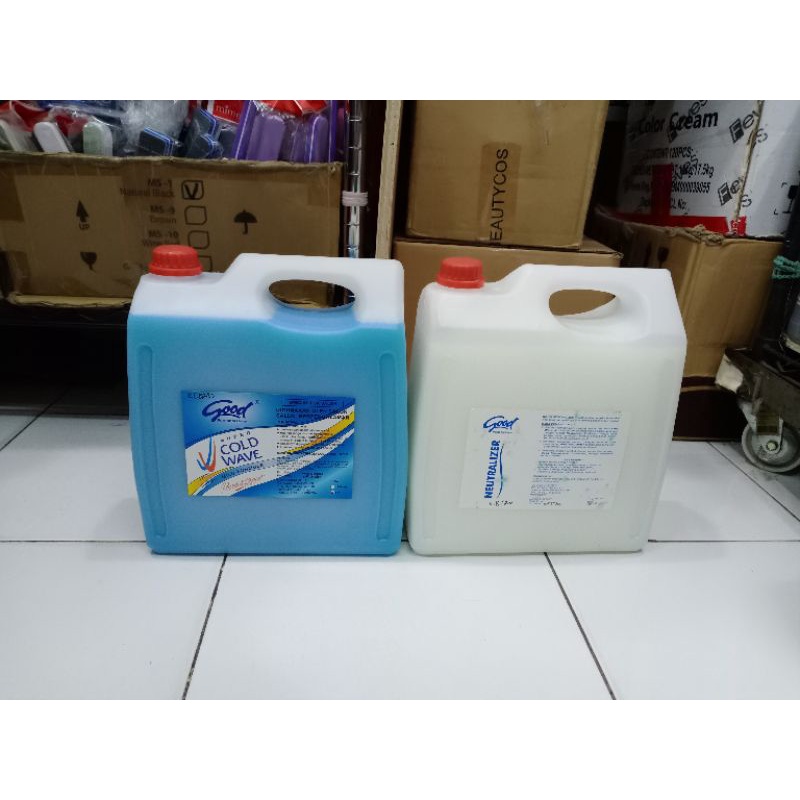Jual GOOD OBAT KRITING RAMBUT / COLD WAVE DAN NEUTRALIZER 5LITER ...