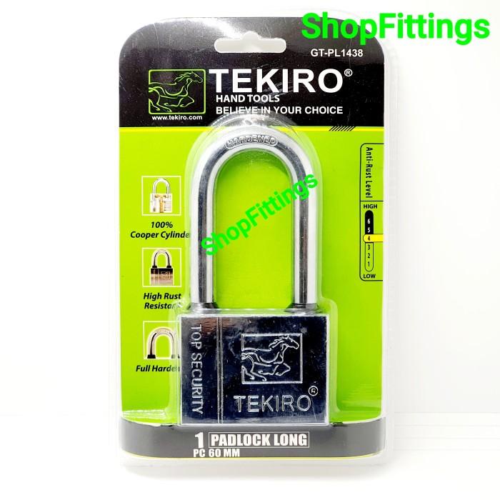 Jual TEKIRO Gembok Leher Panjang Security Key Padlock PILIH uk 40 50 60 ...