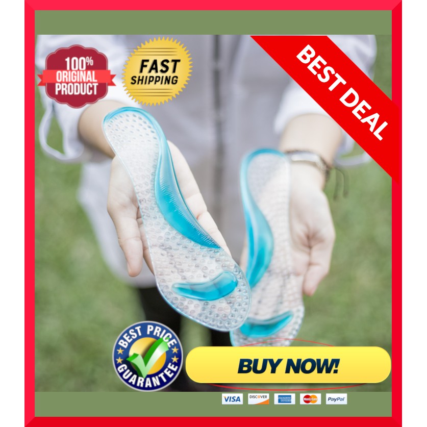Jual INSOLE GEL PAD SEPATU / BANTALAN KAKI GEL SILICONE / ALAS TUMIT ...