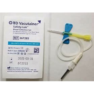 Jual BD Vacutainer safety lock wingset SLBCS 25 x 75 7LUER 50pcs ...