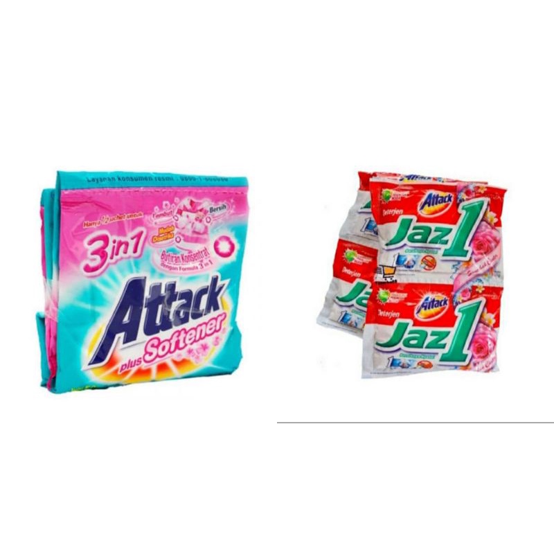 Jual Attack Plus Softener Sachet |Attack Jaz 1 Sachet | Shopee Indonesia