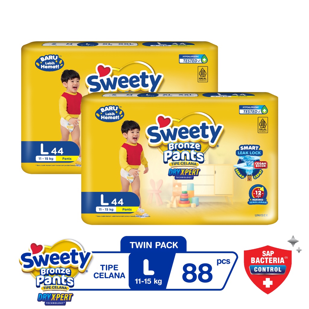 Harga Sweety Bronze Pants Dry X-Pert XXL34 34 pcs hari ini Minggu, 26 ...