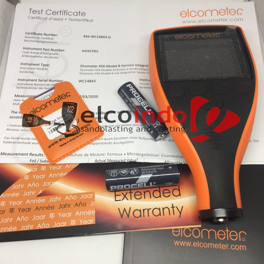 Jual Elcometer 456 ferrous F1 Model B Integral DFT Gauge A456CFBI1 ...