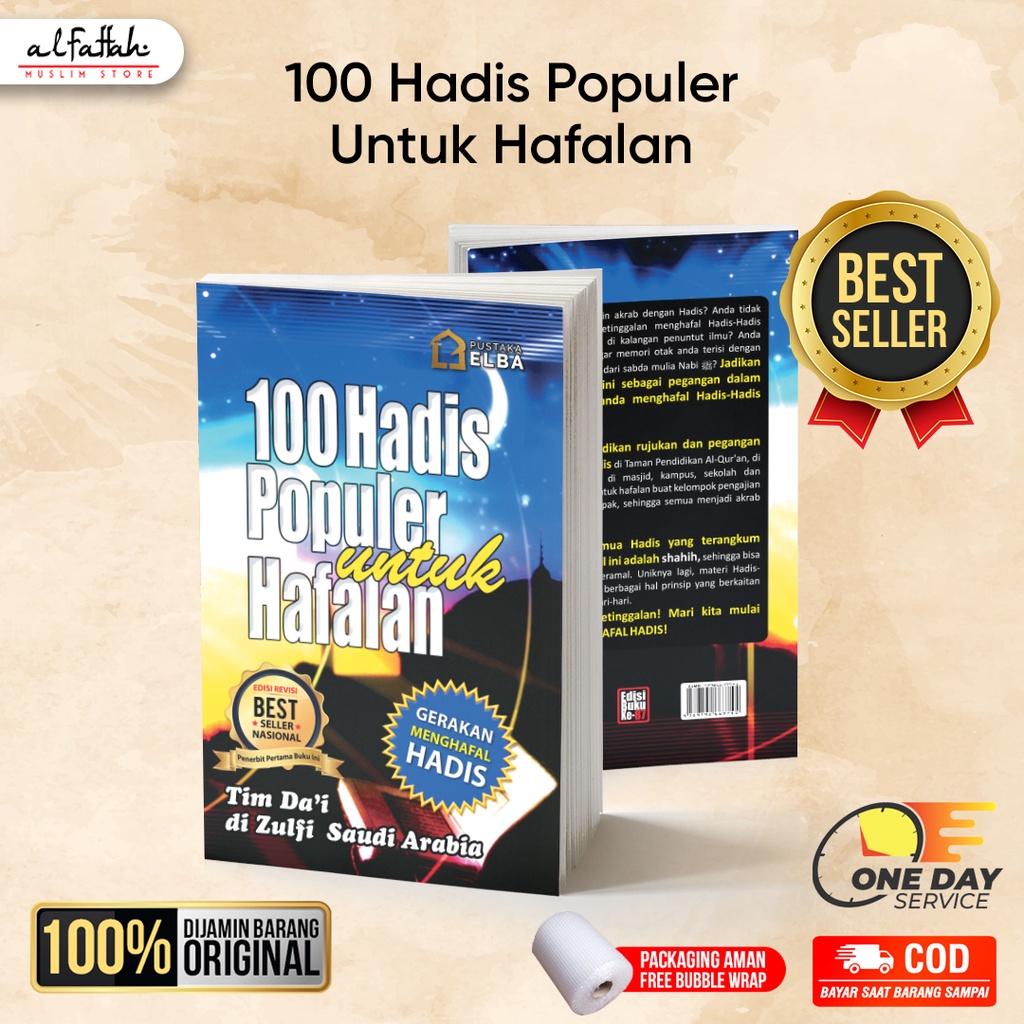 Jual Buku 100 Hadist Populer Untuk Hafalan - Buku Saku Hadis Best Seller- Buku Favorit | Shopee ...