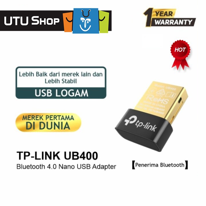 Jual TP-Link UB400 TPLink USB Bluetooth V4.0 Nano USB Adapter | Shopee ...