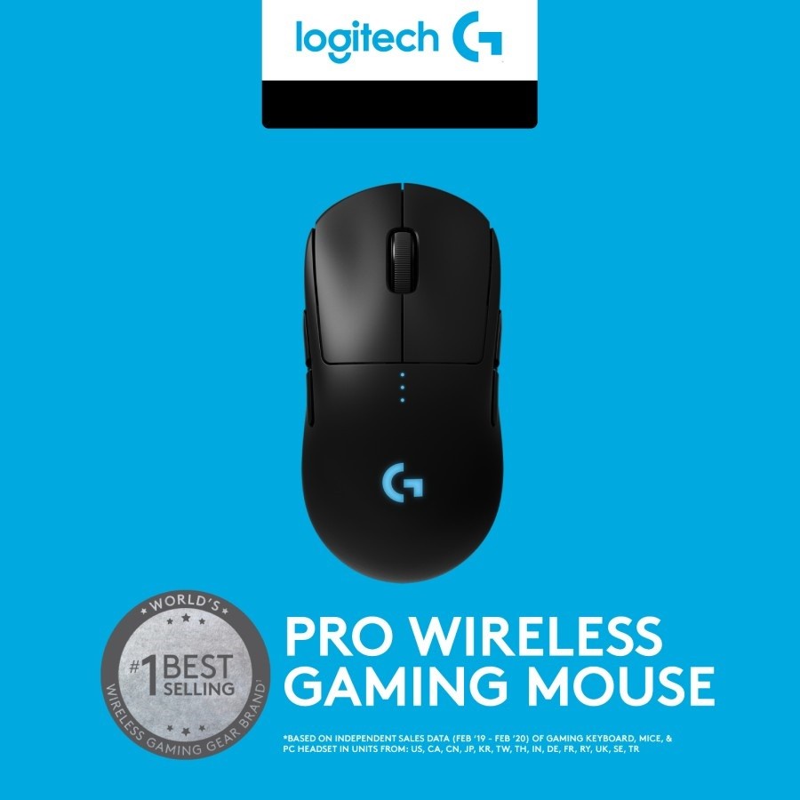 Jual LOGITECH GPRO WIRELLES MOUSE GAMING Garansi Resmi G PRO | Shopee ...