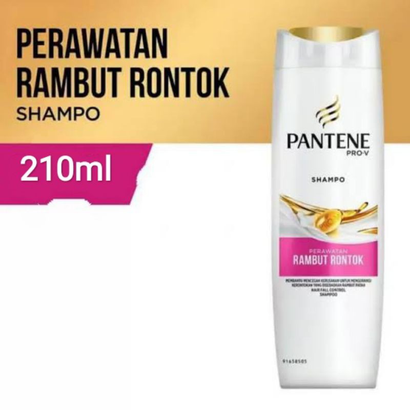Jual Pantene Shampoo Hair Fall Control Perawatan Rambut Rontok 210ml ...