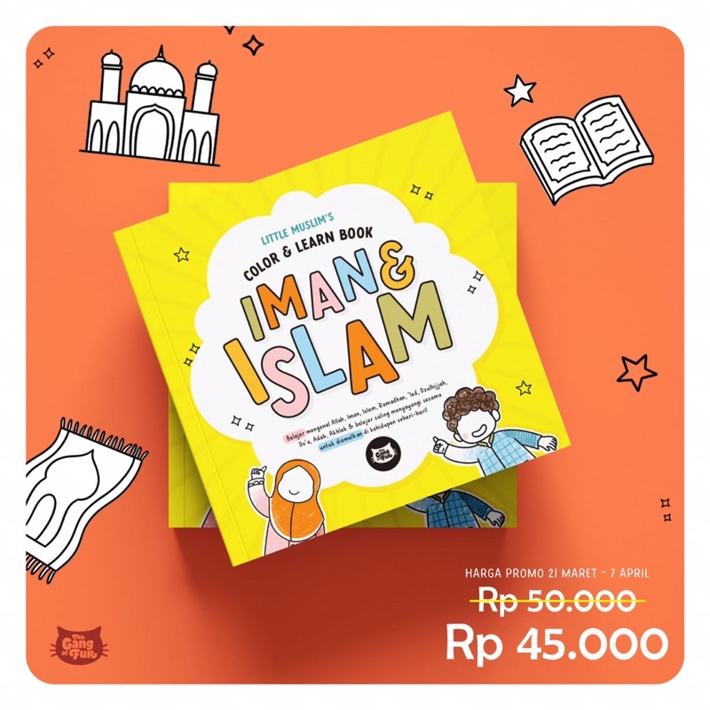 Jual READY STOCK BUKU MEWARNAI ANAK | COLOURING & LEARN BOOK IMAN DAN ...