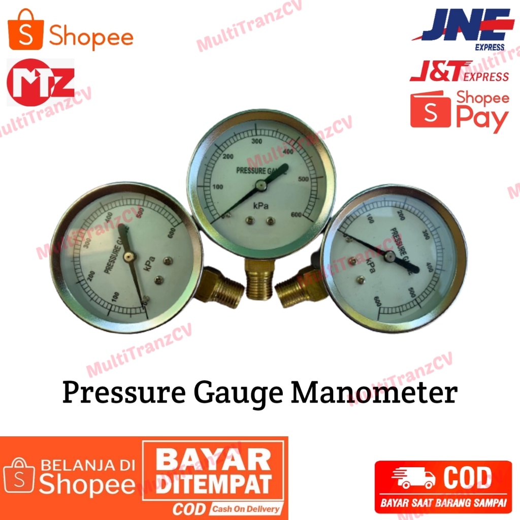 Jual Dial Indikator / Manometer Satuan KPa / Alat Untuk Mengetahui ...