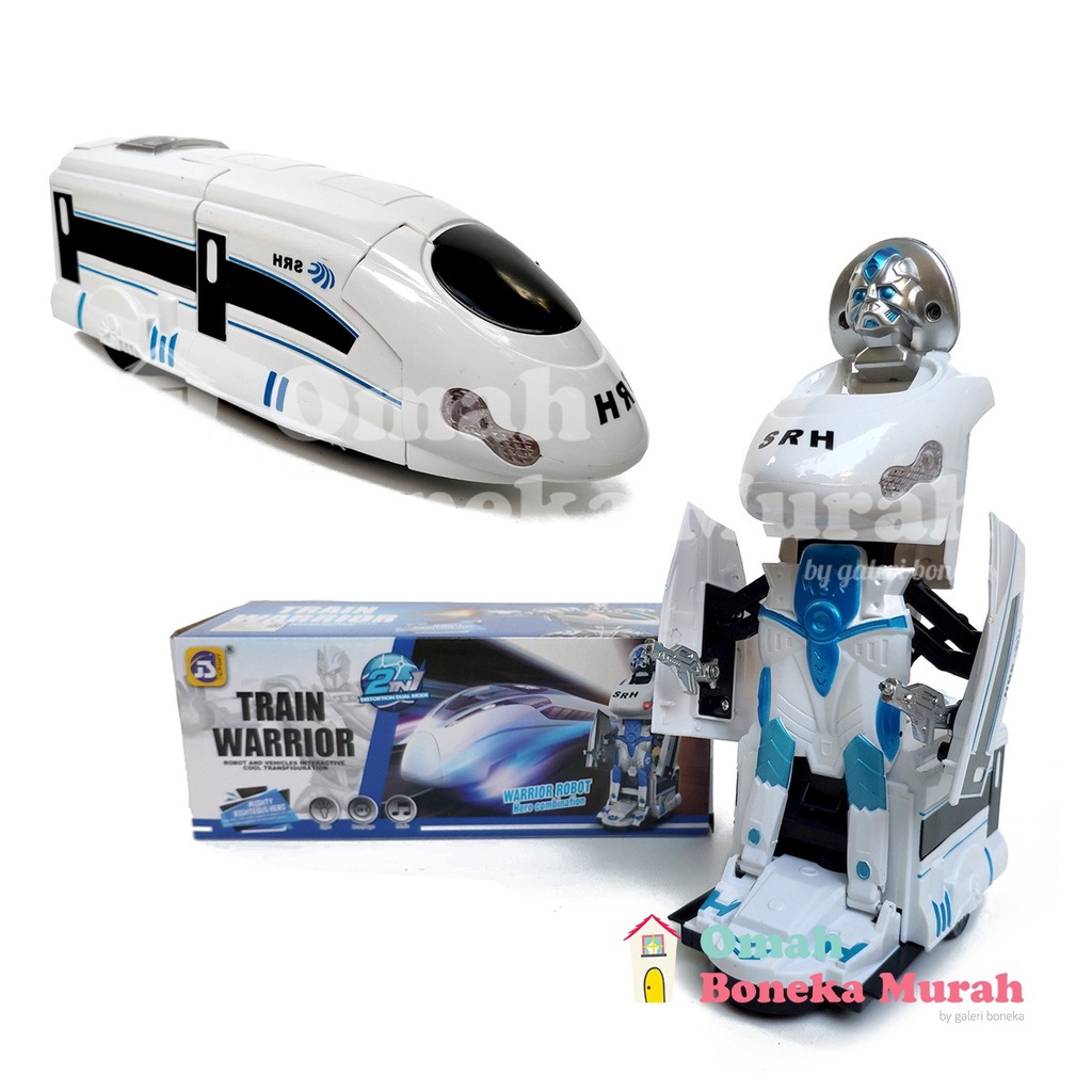 Jual Mainan Kereta Api Transformer - Robot Kereta 2in1 | Shopee Indonesia