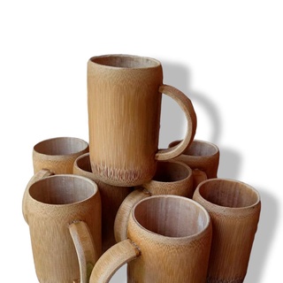 Jual Cangkir bambu minimalis / cangkir bambu asli / gelas bambu unik ...