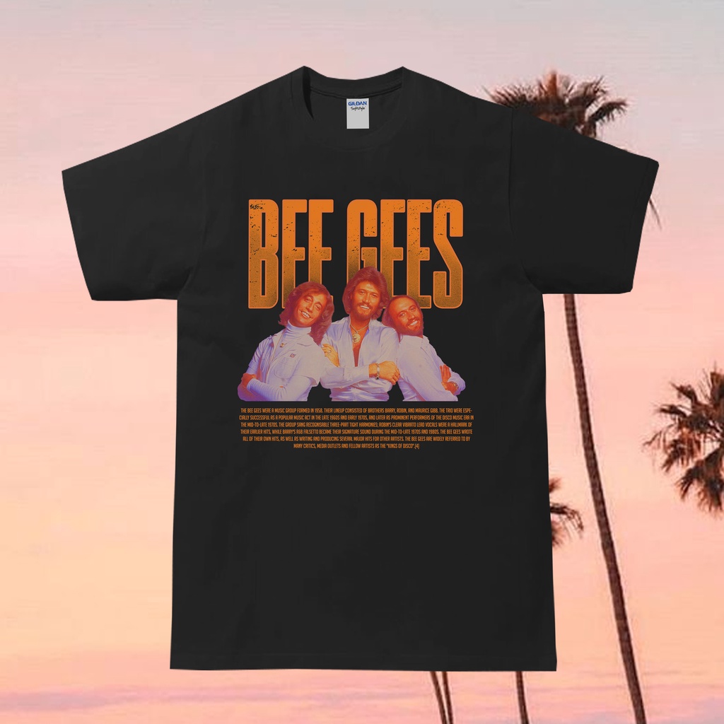 Jual Bee Gees Tshirt Modern Koas Vintage Bee Gees | Shopee Indonesia