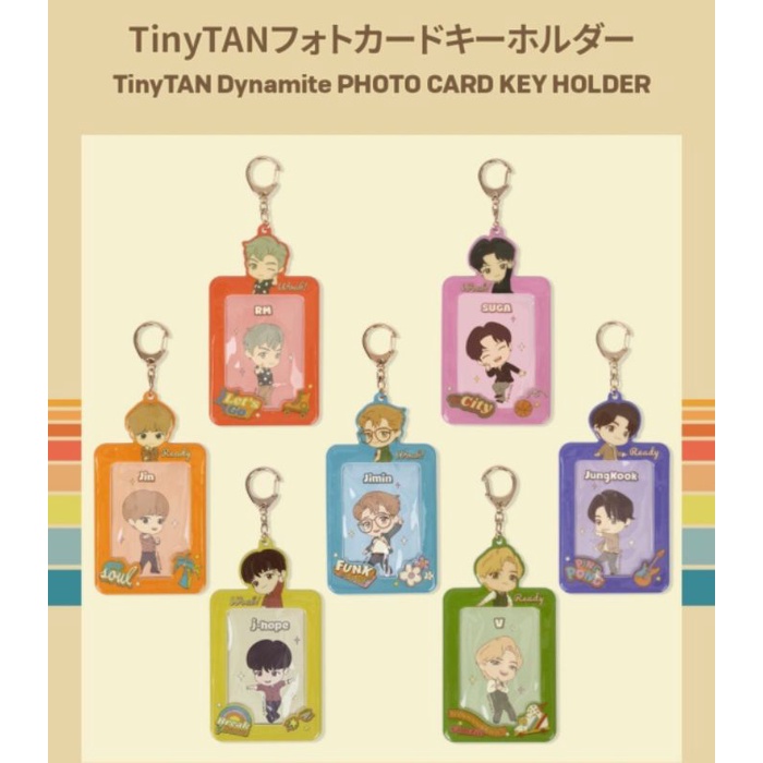 Jual OFFICIAL BTS TINYTAN DYNAMITE PHOTO CARD HOLDER MIRROR METAL KEYRING BADGE PHOTOCARD ...