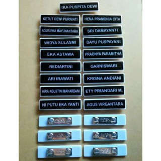 Jual Original Bet Nama Magnet Dada Name Tag Badge Label Caution 3M ...