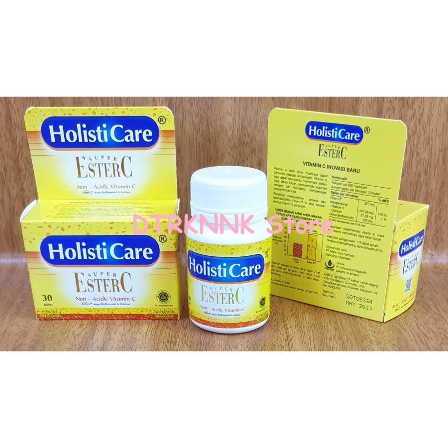 Jual Ester C HolistiCare Vitamin C 30 Tablet Super EsterC Indonesia ...
