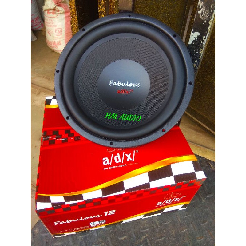 Jual SUBWOOFER 12 inch ADX FABULOUS 12 INCH Speaker adx fabulus 12 inch double coil | Shopee ...